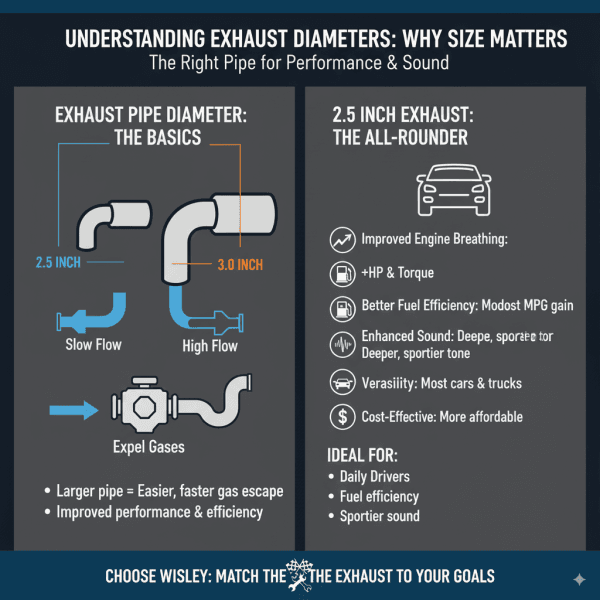 2.5 Inch Vs 3 Inch Exhaust: Essential Guide